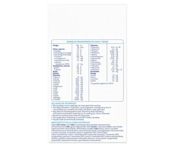 Hero Baby Classic Stage 1 (0-6 Months) Infant Formula (700g/25oz ...